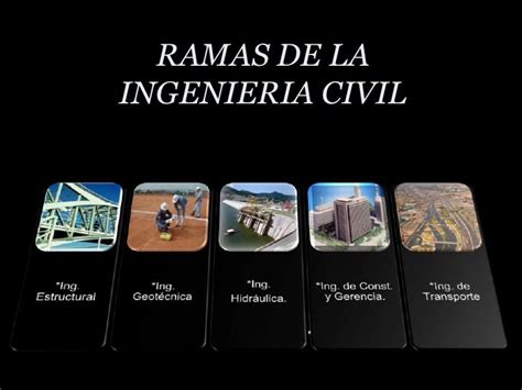 Ramas De La Ingenieria Civil ~ Ingcivil