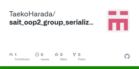 GitHub TaekoHarada Sait Oop Group Serialization