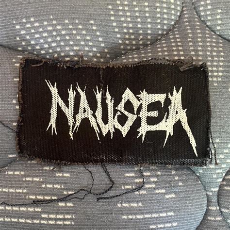 Old Nausea Patch Was On A Hat For A While Depop