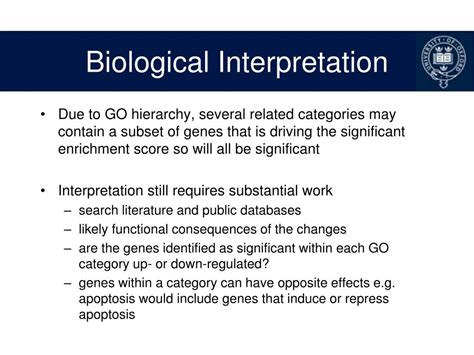 ppt biological interpretation of microarray data powerpoint