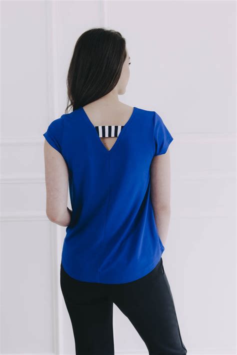 Tričko Eluid Royal Blue Stripe Buga