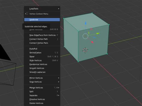 where is smooth and subdivide smooth in 2 8 [images with arrow