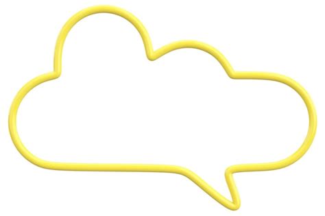 Premium Photo Speech Bubble Text Box 3d Illustration