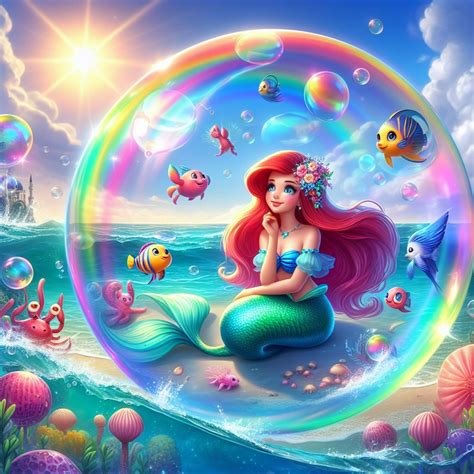 Princess Ariel Trapped In A Bubble By Carlosuriel13 On Deviantart