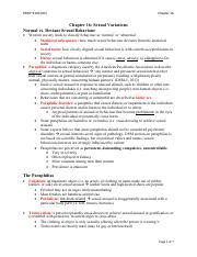 Chapter Notes FRHD DE Pdf FRHD DE Chapter Chapter Sexual Variations Normal
