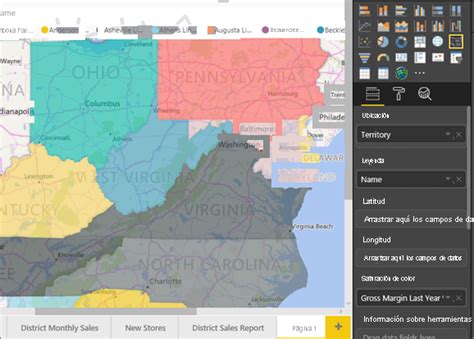 Power Bi Filled Map Example Design Talk