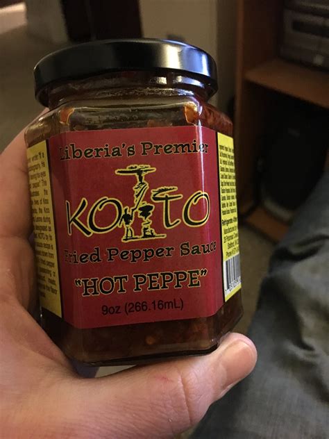 Koto Liberian Fried Pepper Sauce Got At Jungle Jims Amazing Taste