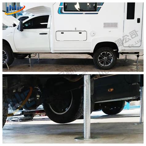 24 Volt 12 Volt Two Stages Double Acting Hydraulic Cylinder Leg Camper