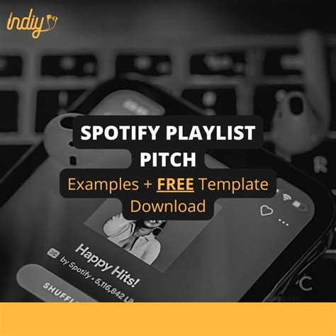 Spotify Playlist Pitch Example And Free Template Indiy