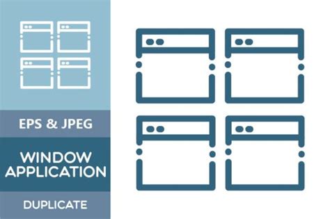 Windows Application Icon Duplicate Graphic By Beldonbenediktus Creative Fabrica