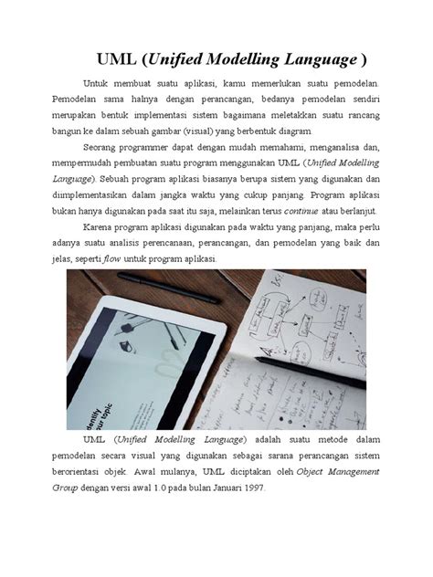 Uml Unified Modelling Language Language Sebuah Program Aplikasi