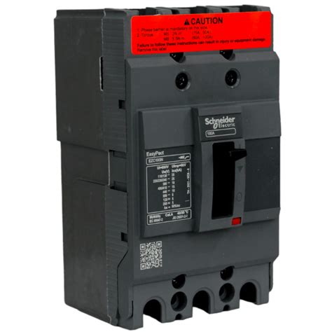 Interruptor Caja Moldeada 3x100 25ka 415v Easypact Schneider