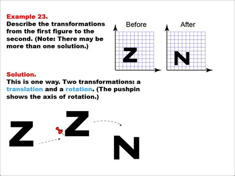 math example geometric transformation transformations example 23