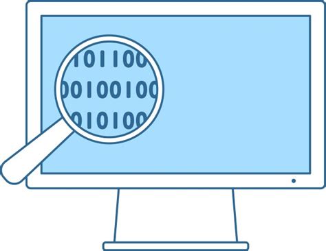 Data Analysing Icon Royalty Free Vector Image Vectorstock