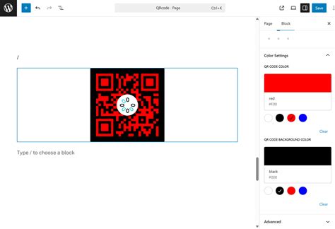 Advanced Qr Code Generator Block Wordpress Plugin