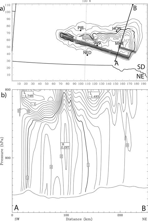 plot of a 900 hpa perturbation temperature °c at the 10 h