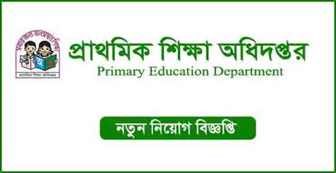 সরকারি প্রাথমিক বিদ্যালয়ে সহকারী শিক্ষক নিয়ােগ বিজ্ঞপ্তি ২০২৫
