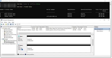 how to create an refs volume using powershell