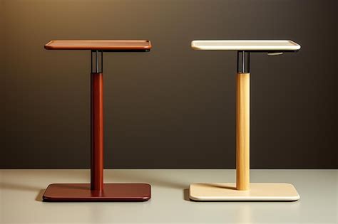 Premium Photo Wooden Flexible Computer Laptop Table Furniture Design