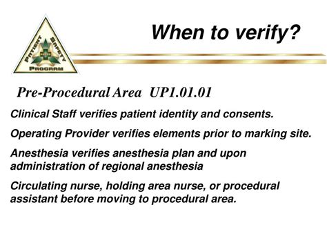 Ppt Universal Protocol Procedure Verification Policy Powerpoint Presentation Id6600103
