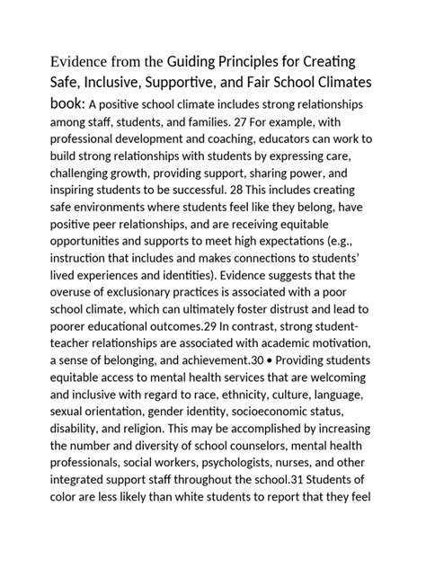 Evidence From The Guiding Principles For Creating Safe Pdf