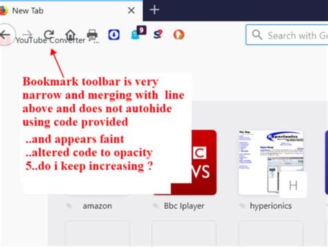 Auto Hide Bookmark Toolbar In Firefox Solved Windows 10 Forums