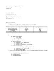 Chem Solution Preperation Post Lab Assignment Due June Th Post Lab Assignment