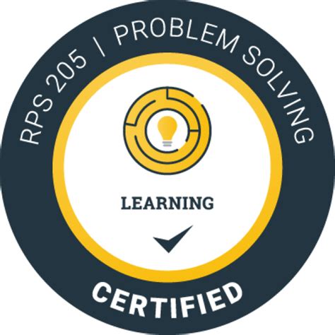 Problem Solving Learning Credly