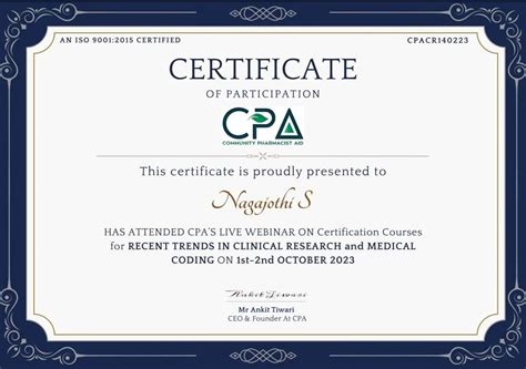 Nagajothi S On Linkedin Im Happy To Share That Ive Obtained New Certification Recent Trends In