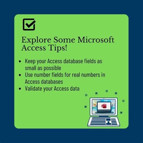 Explore Some Microsoft Access Tips Access Database Real Numbers Technology Solutions