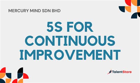 5s For Continuous Improvement Talentstore