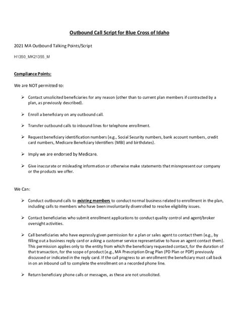 Fillable Online 7 Outbound Sales Call Script Examples Free Templates Fillable Online 7 Outbound Sales Call Script Examples Free Templates