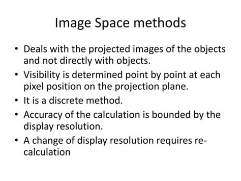 Computer Graphics Visible Surface Detection Methods