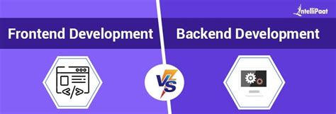 frontend vs backend major differences intellipaat