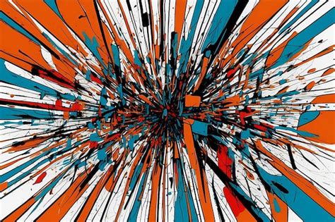 Premium Photo Random Chaotic Lines Abstract Geometric Pattern Texture