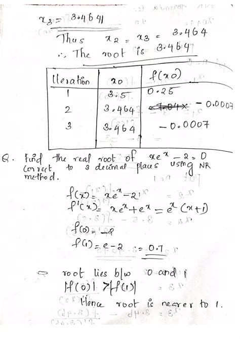 Problems On Newton Raphson Method Swansea University Edubirdie