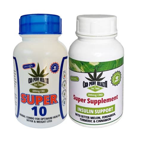 Cbd Weight Loss And Insulin Support Combo Supplements For Optimum Health
