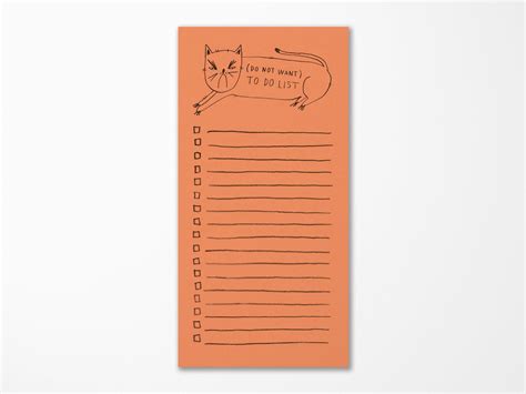 Do Not Want To Do List Jenni Bick Custom Journals