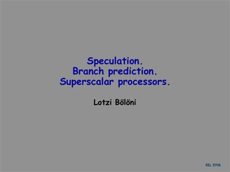 lecture 16 superscalar