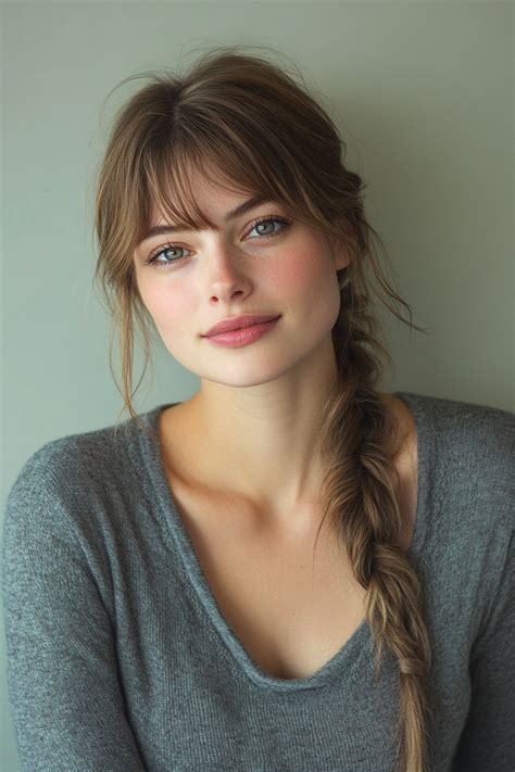 Braided Beauty 19 Stunning Hairstyles With Bangs To Try Now