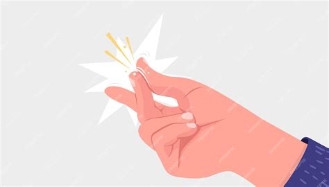 Premium Vector Finger Snap Hand With Snapping Finger Gesture