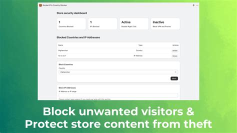 Rocket Ip Country Blocker Rocket Ip And Country Blocker Protect