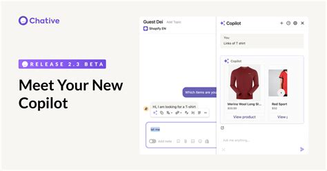 Release Meet Your New Copilot Beta Chative IO