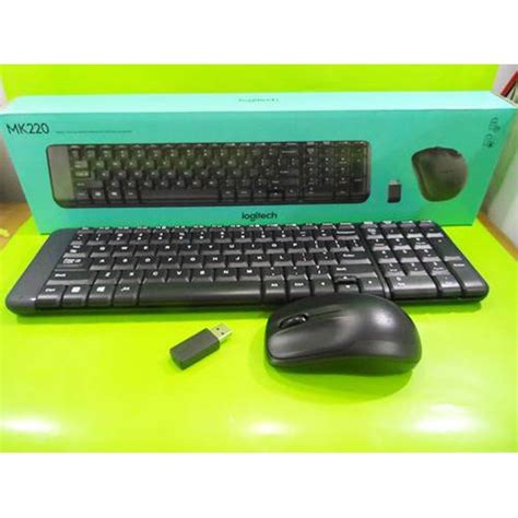 Jual Keyboard Mouse Logitech Wireless Mk220 Shopee Indonesia