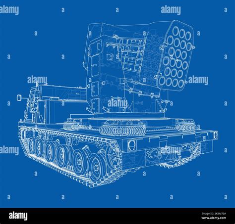 Military Track Missle System Vector Stock Vector Image And Art Alamy