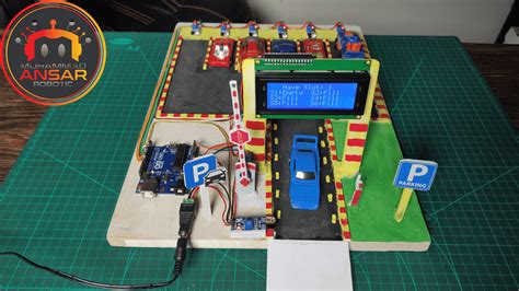 Automatic Car Parking System Using Arduino And I2c Lcd Display Ma Robotic