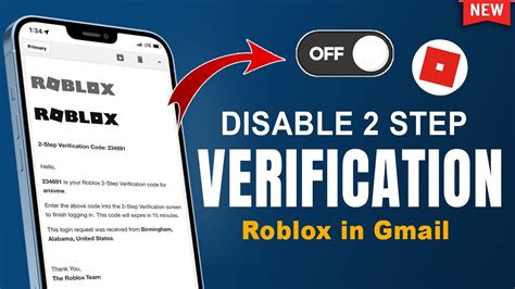 How to Turn Off 2 Step Verification on Roblox | Disable Two Step ...