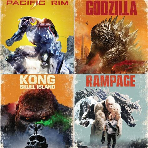 Pacific Rim Kaiju Poster
