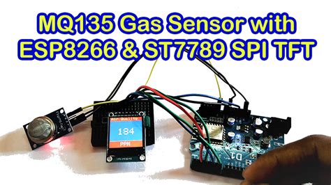 Somtips Com MQ Gas Sensor With ESP And ST SPI