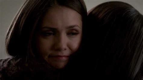 Katherine And Elena Hugging